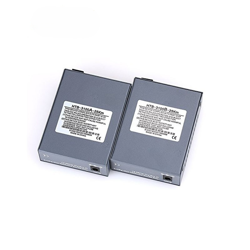 NetLink HTB-3100 Fiber Media Converter | 10/100Mbps | 20KM Single-Mode ...